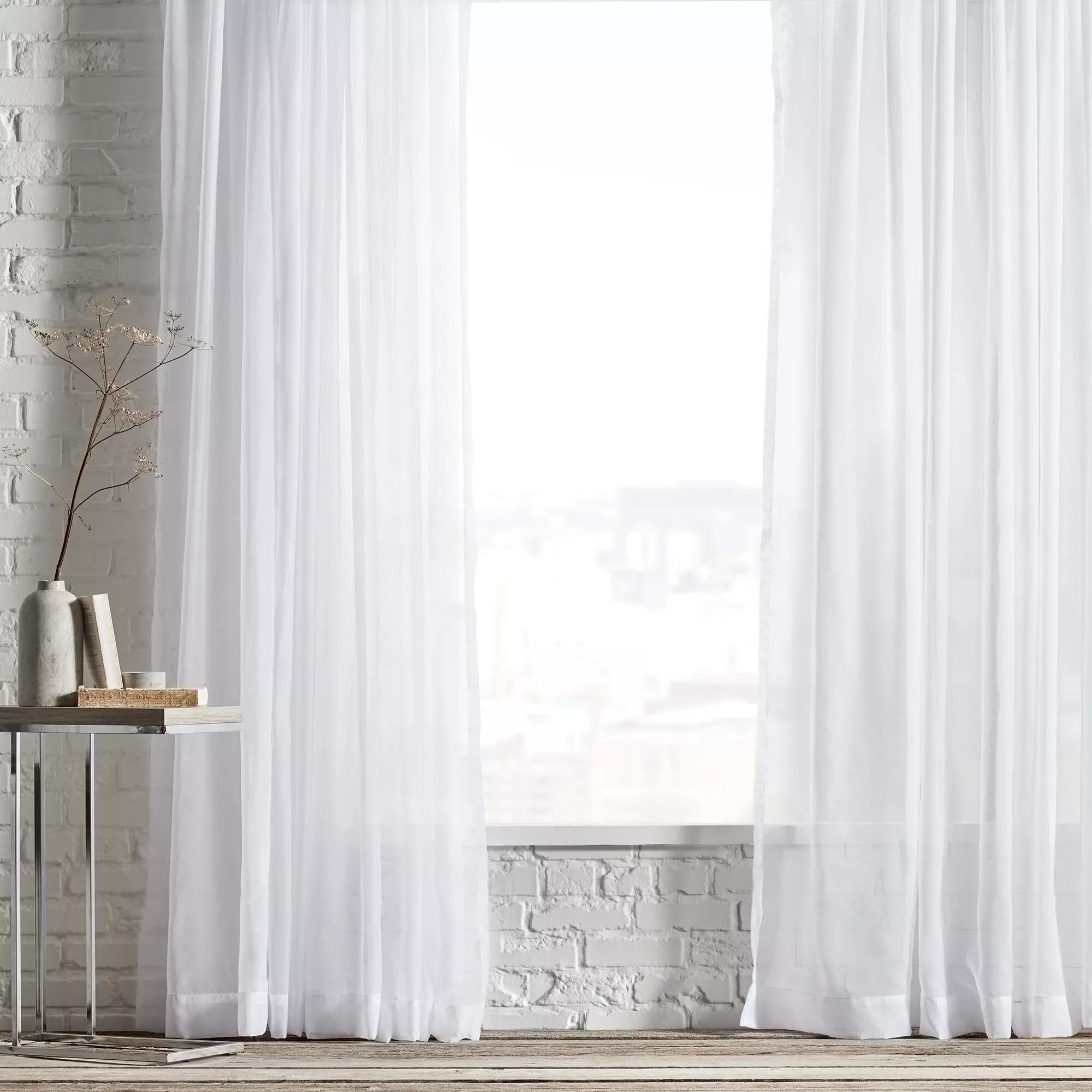 Rod Pocket Sheer Curtain – Bouclair