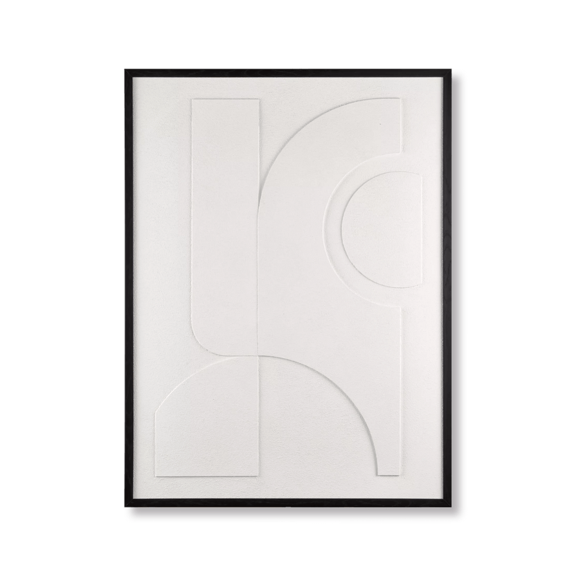 Abstract 3D Textured Framed Art – Bouclair