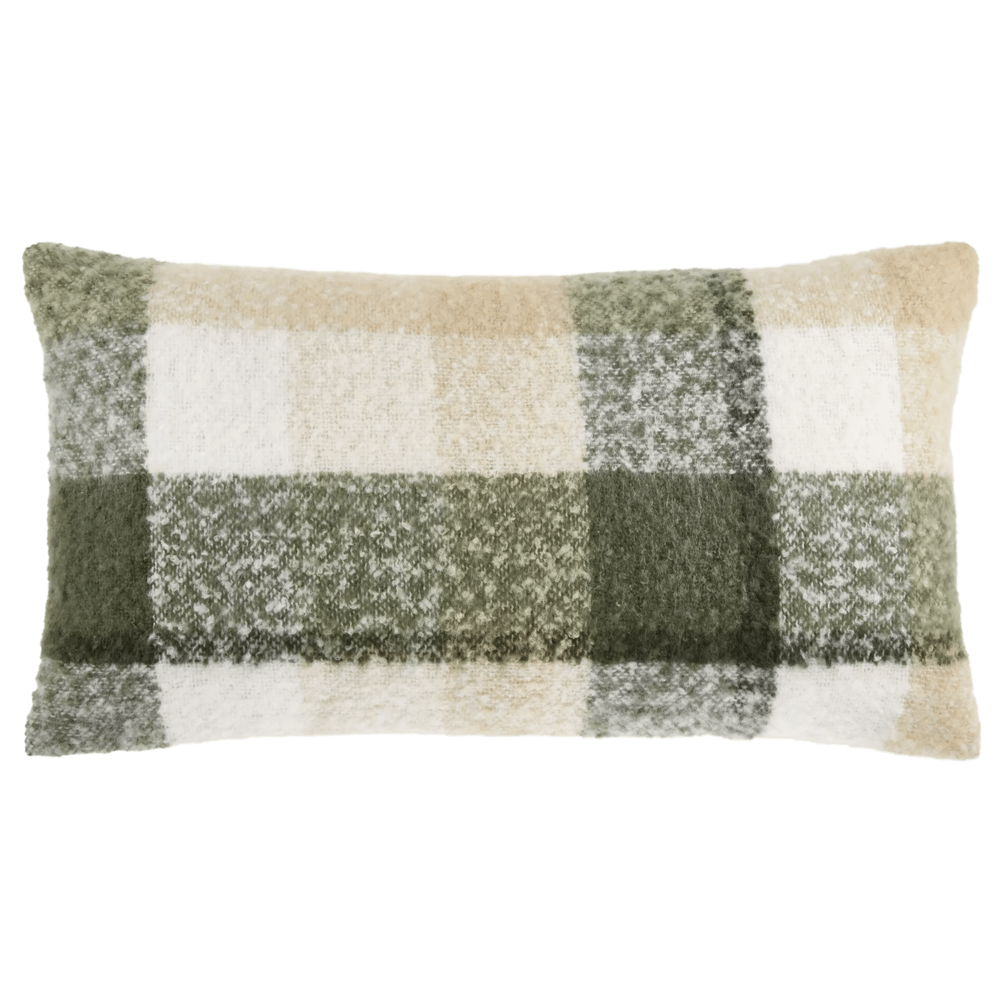 Beau Plaid Decorative Lumbar Pillow – Bouclair