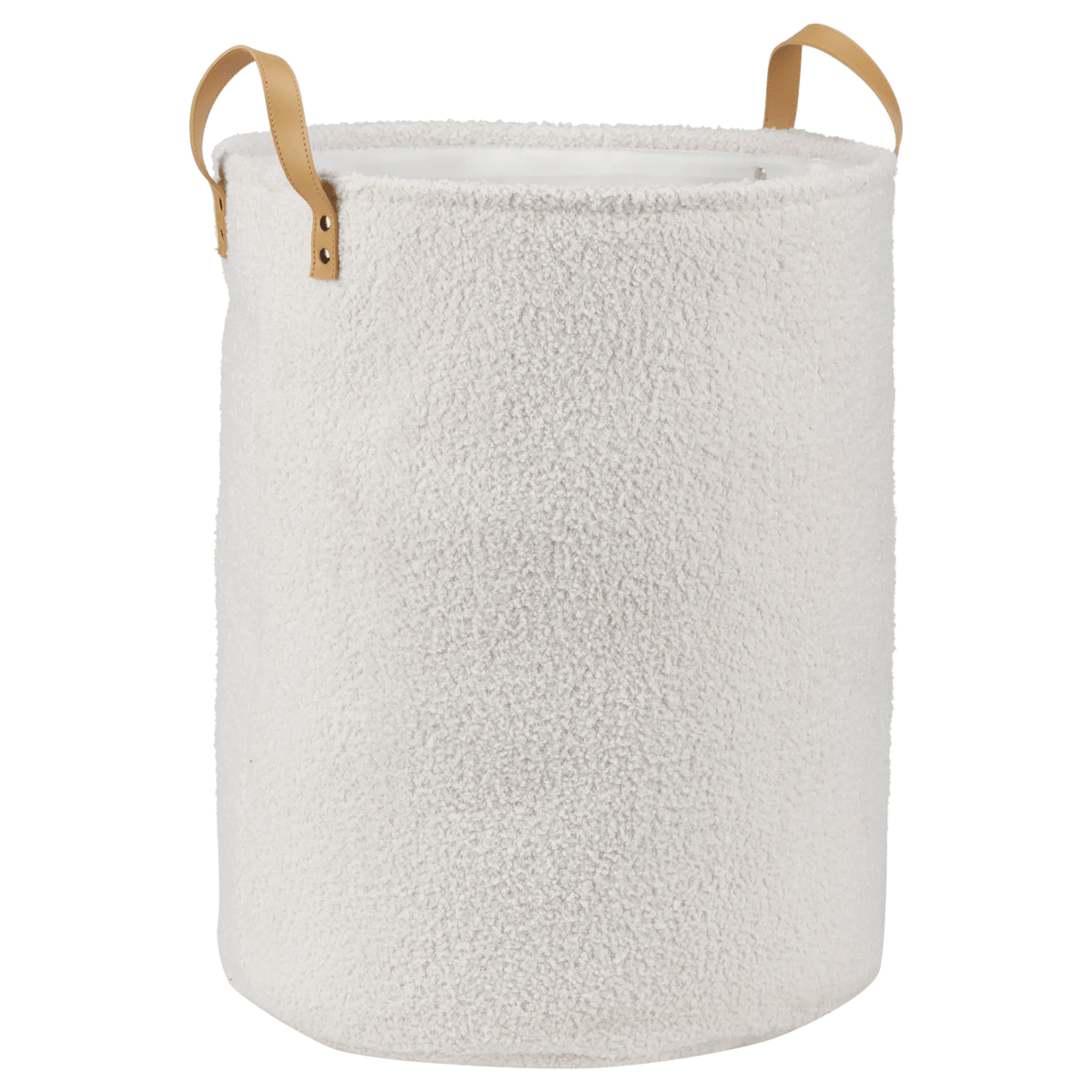 White Hamper with Boucle – Bouclair