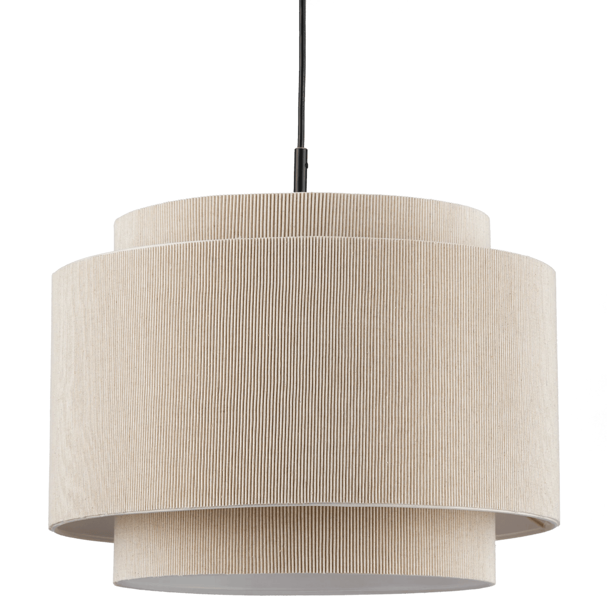 Ribbed Beige Ceiling Lamp – Bouclair