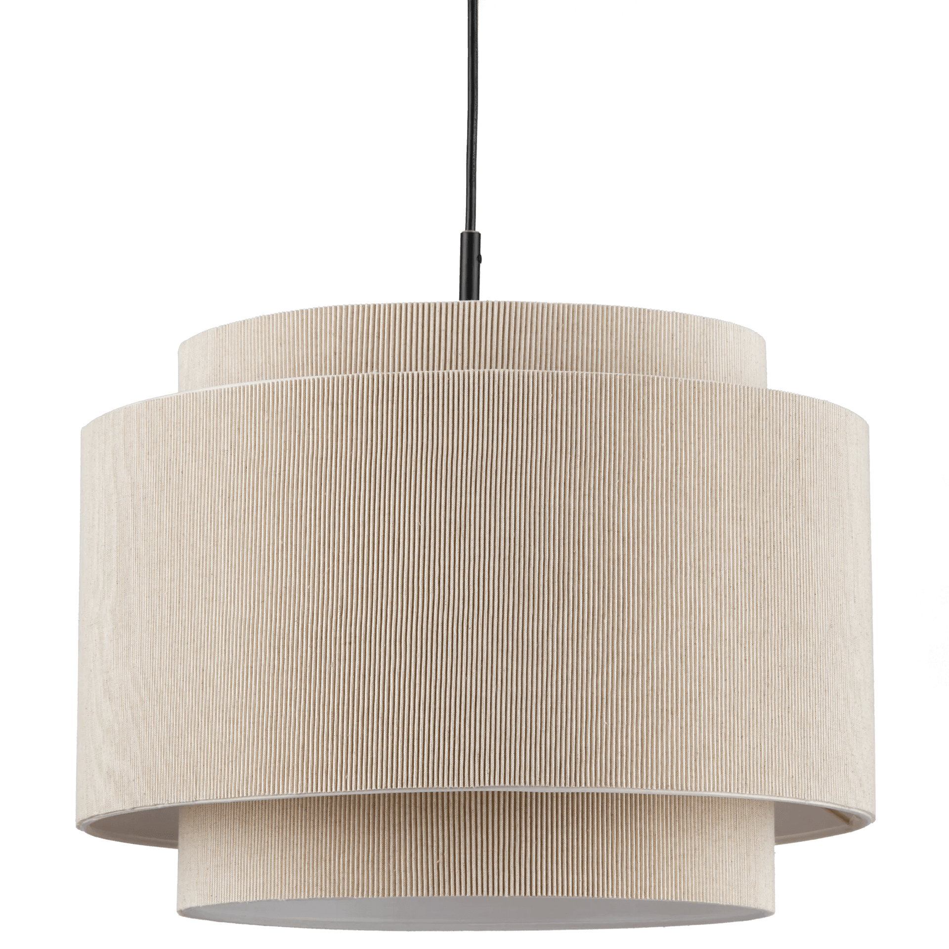 Ribbed Beige Ceiling Lamp – Bouclair