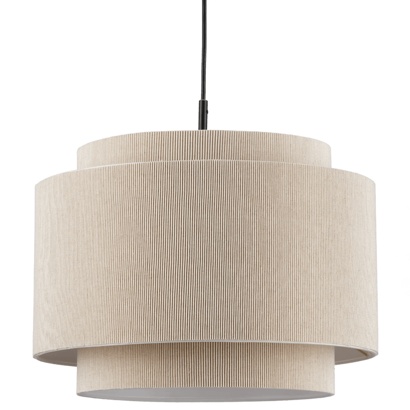 Ribbed Beige Ceiling Lamp – Bouclair