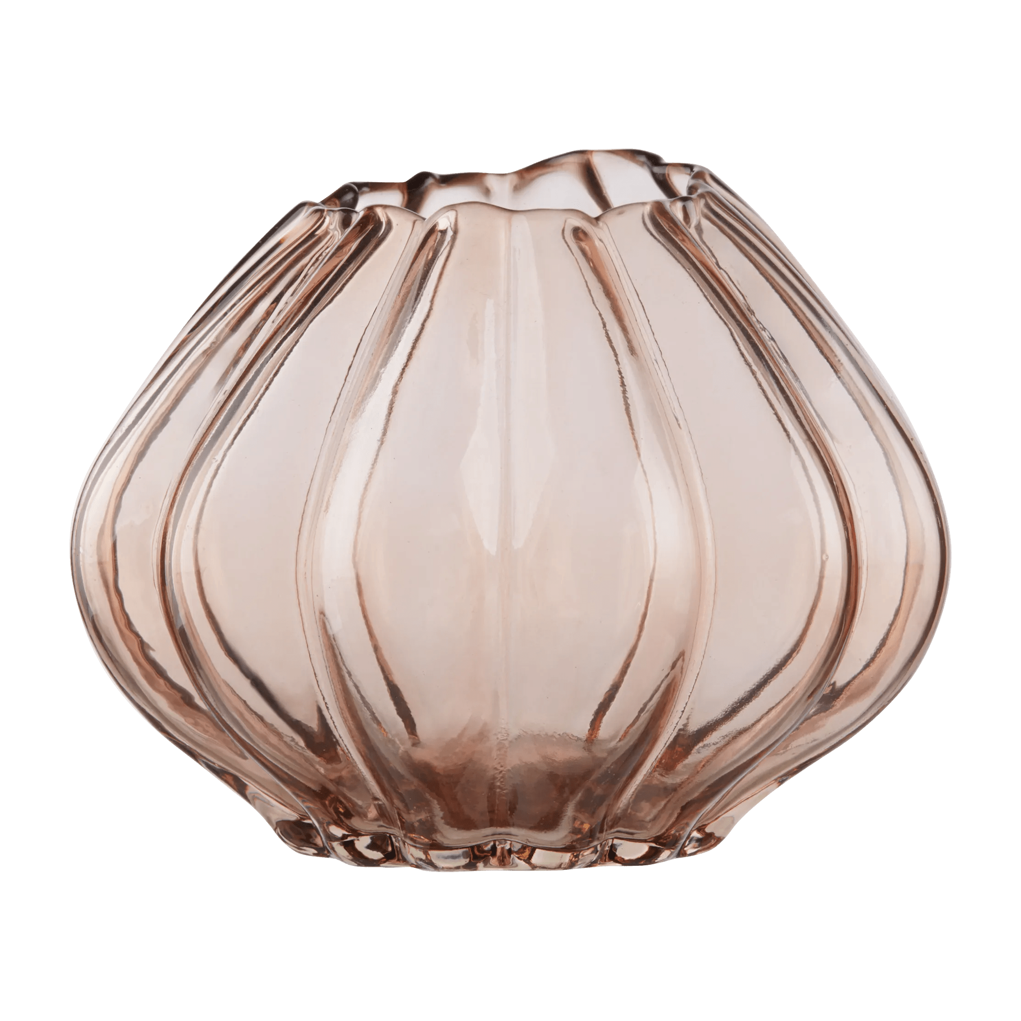 Wide Ribbed Vase – Bouclair