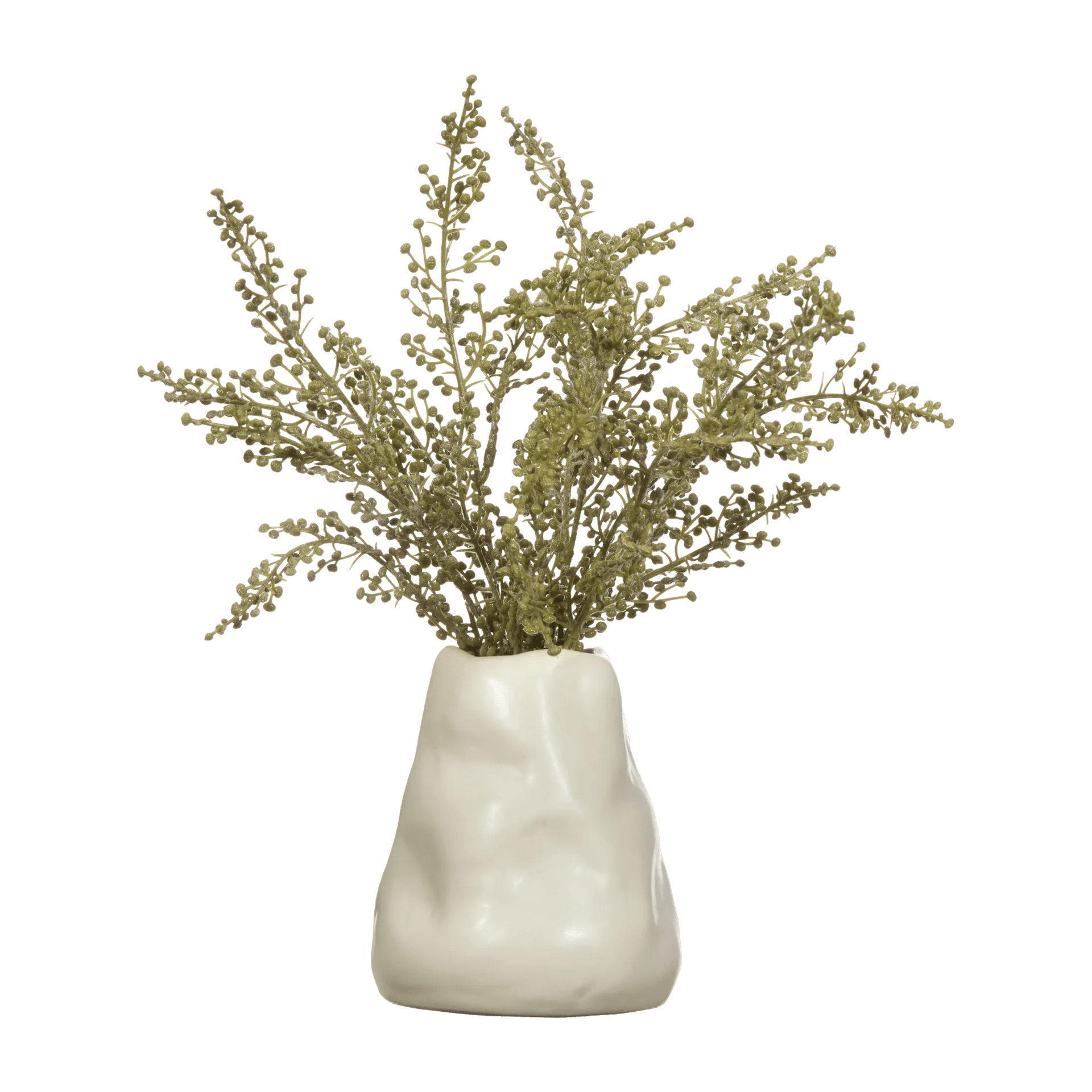 Artificial Stoebe in Ceramic Vase – Bouclair