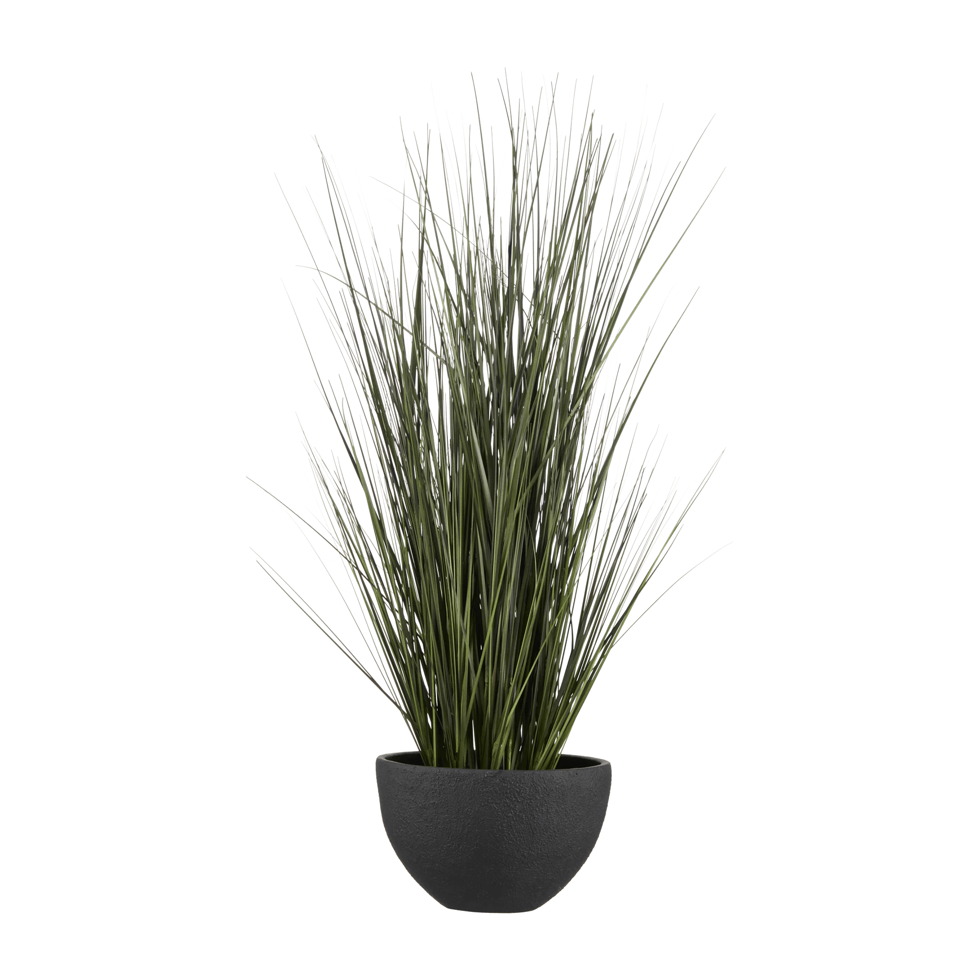 Artificial Grass in Black Ceramic Pot – Bouclair