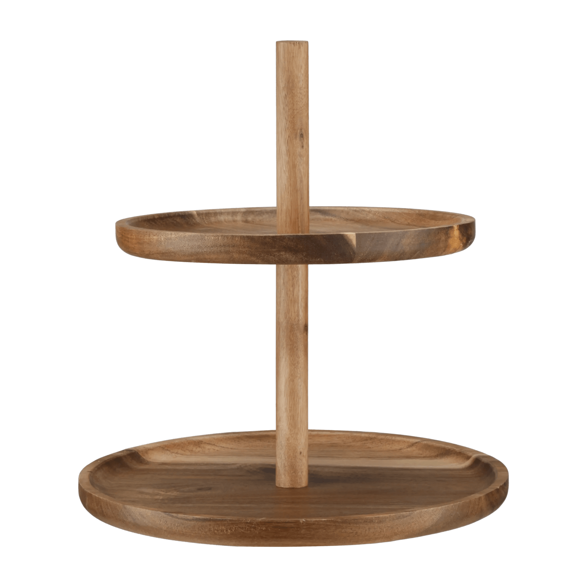 Two Tier Wood Serving Tray – Bouclair