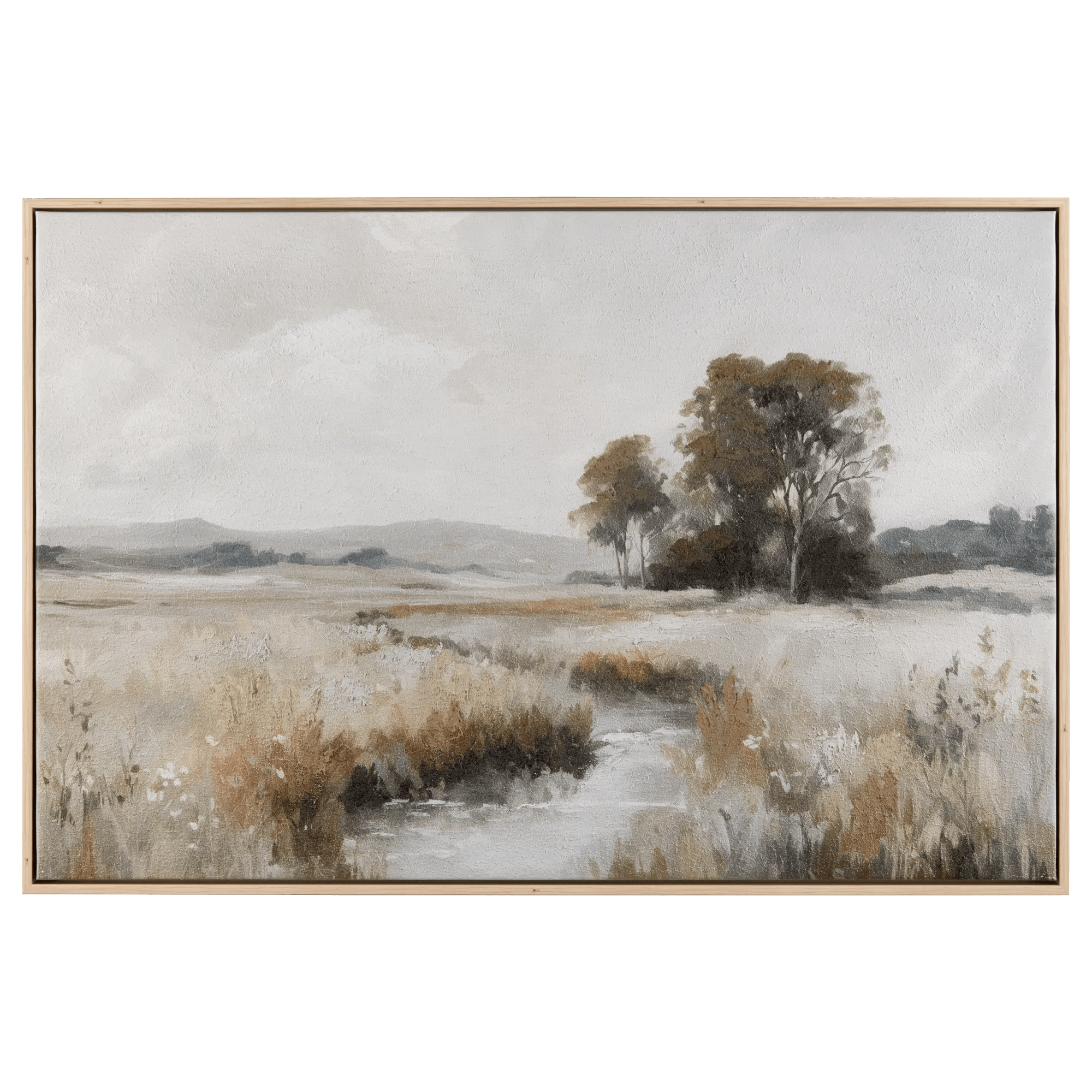 Gel-Embellished Beautiful Landscape Framed Art – Bouclair