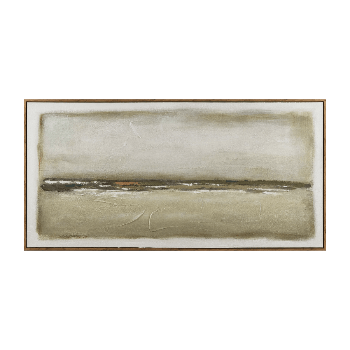 Tableau encadré horizon abstrait – Bouclair